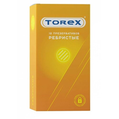 Текстурированные презервативы Torex "Ребристые" - 12 шт.