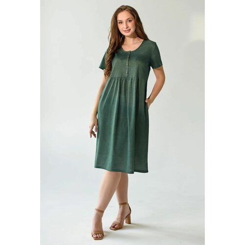 Платье размер 54, зеленый