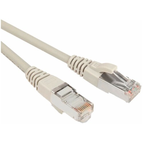 Hyperline PC-LPM-STP-RJ45-RJ45-C6-2M-LSZH-GY Патч-корд F/UTP, экранированный, Cat.6, LSZH, 2 м, серый