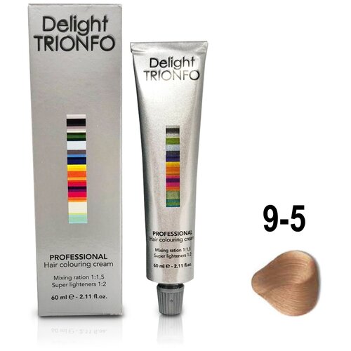 Constant Delight Стойкая крем-краска для волос Trionfo, 9-5 блондин золотистый, 60 мл