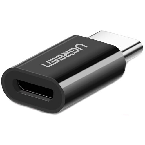 Адаптер UGREEN US157 (30391) USB-C to Micro USB Adapter. Цвет: черный
