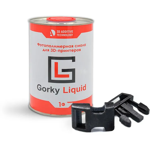 Фотополимерная смола Gorky Liquid Durable, черная (1 кг)