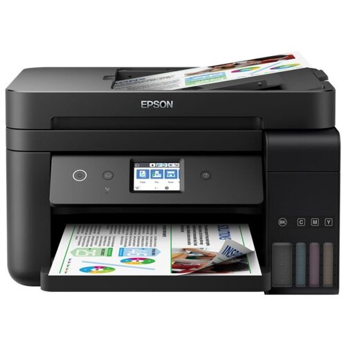 EPSON МФУ струйный Epson L6290 (C11CJ60505/408/507) A4 Duplex Net WiFi черный C11CJ60505/408/507