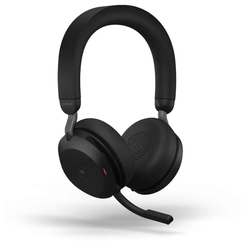 Беспроводные Jabra Evolve2 75 (MS) с микрофоном, USB-A + адаптер для ПК / Bluetooth / ANC/ наушники / гарнитура / Stereo (27599-999-999)