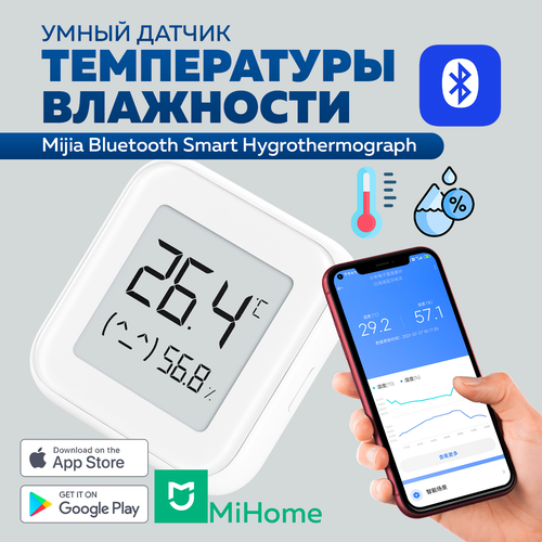 Метеостанция Xiaomi Bluetooth Smart Hygrothermograph (XMWSDJ04MMC)