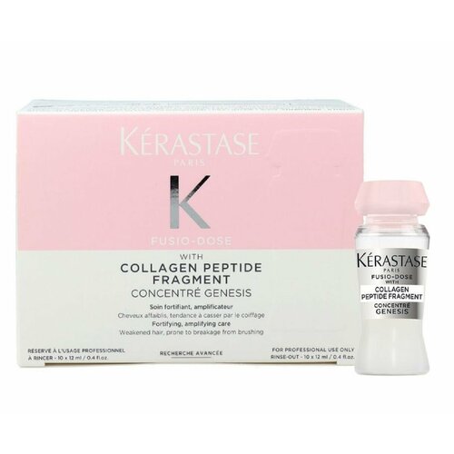 Kerastase Fusio-Dose WITH Collagen Peptide Fragment Concentre Genesis 10*12 мл