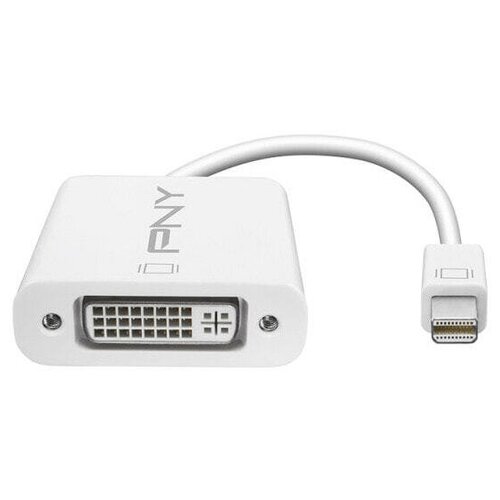 PNY Mini DisplayPort - DVI Белый A-DM-DV-W01-RB