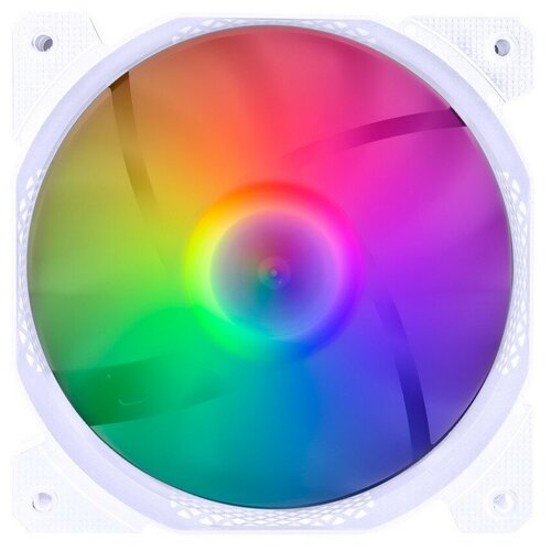 1STPLAYER Вентиляторы F1-PLUS White 140mm, LED 5-color, 1000rpm, 3pin F1-PLUS-WH bulk