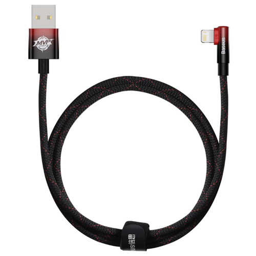 Кабель передачи данных / быстрой зарядки / Baseus MVP 2 в форме локтя Cable USB to iP 2.4A 1m Красный
