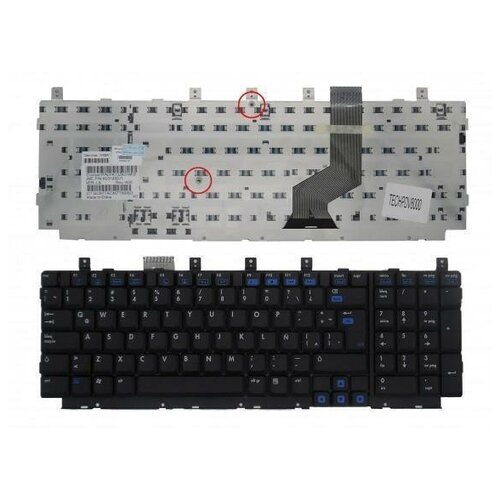 Клавиатура (keyboard) AEDB3STU012 для ноутбука HP Pavilion dv8000, dv8100, dv8200, dv8300, dv8400, черная