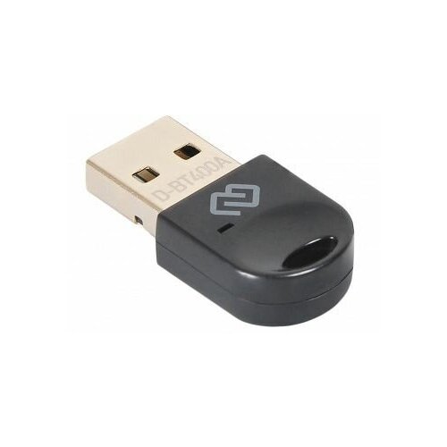 Адаптер Digma USB Bluetooth 4.0+EDR class 1.5 20м черный