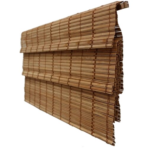 Римская штора Эскар бамбуковые, 120х160 см, какао