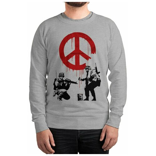 Свитшот DS Apparel, размер XL, серый