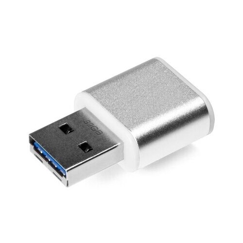 USB 3.0 Flash Drive 32GB Verbatim Mini Metal, серебро (#49840)