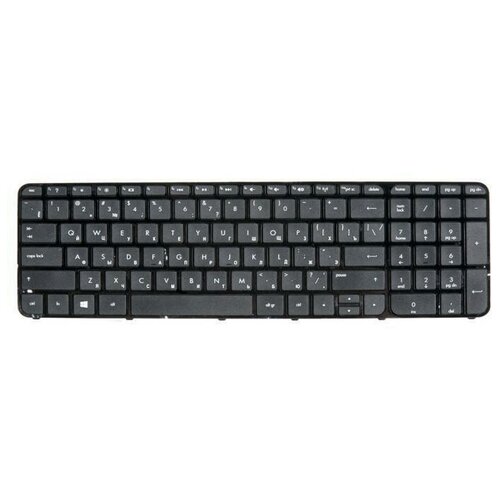 Клавиатура ZeepDeep партномер: (701684-251) для ноутбука HP Pavilion 15-b, Sleekbook 15, Ultrabook 15, черная с рамкой, гор. Enter
