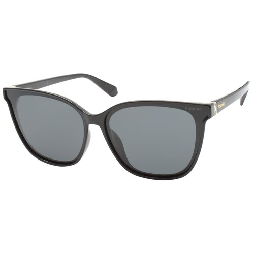 Солнцезащитные очки Polaroid PLD 4101/F/S, черный, серый