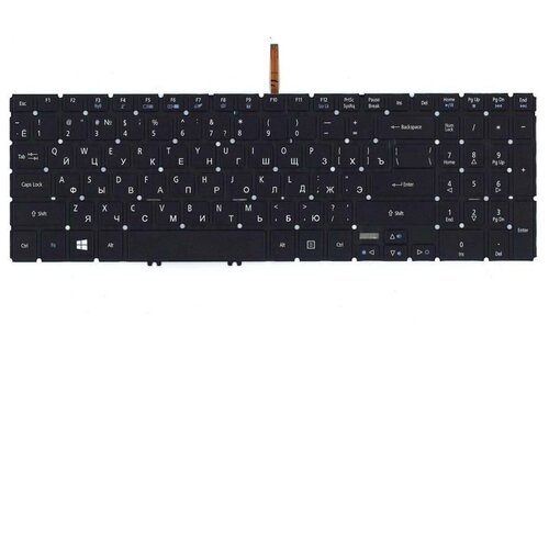 Клавиатура (keyboard) для ноутбука Acer TravelMate P658-M, P658-MG, черная с подсветкой
