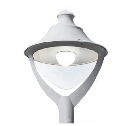 Уличный фонарь на столб FUMAGALLI P50.000.000. LXH1L BEPPE 400 серый, прозр, 1xE27 LED-HIP с лампой 5000Lm, 4000К