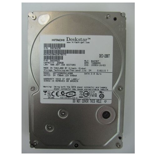 250 ГБ Внутренний жесткий диск Hitachi 0A33423 (0A33423)