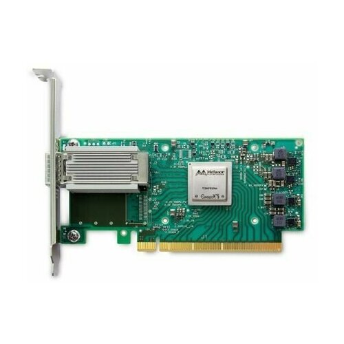 Сетевая карта MELLANOX TECHNOLOGIES MCX515A-CCAT ConnectX-5 EN, 100GbE single-port QSFP28, PCIe3.0 x16, tall bracket, ROHS R6