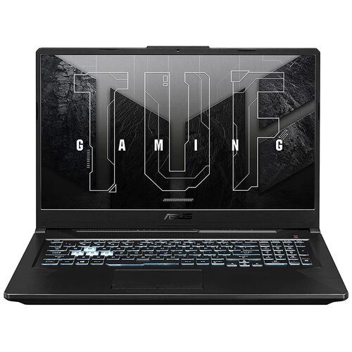 17.3" Ноутбук ASUS TUF Gaming A17 FA706IHRB-HX045 1920x1080, AMD Ryzen 5 4600H 3 ГГц, RAM 16 ГБ, DDR4, SSD 512 ГБ, NVIDIA GeForce GTX 1650, без ОС, 90NR07D5-M002P0, темно-серый