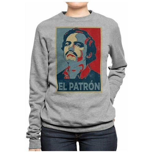 Свитшот DS Apparel, размер 42, серый