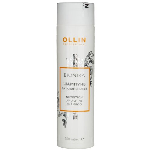 Шампунь для волос Ollin Professional Bionika " питание и блеск " 250мл