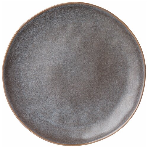 Тарелка Подстановочная 24 см Коллекция Glaze Collection Цвет: серый Меланж