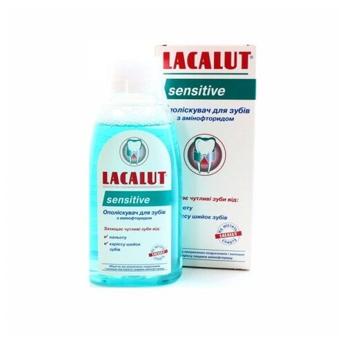 LACALUT® sensitive антибактериальный ополаскиватель для полости рта, 500 мл (lacalut)