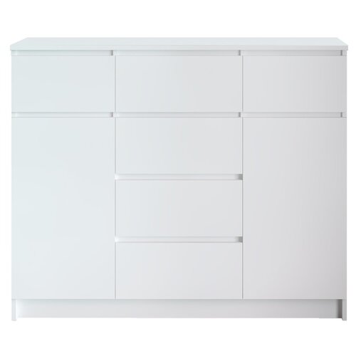 Комод ДСВ мебель Мори МК 1200.4, ШхГхВ: 120.4х40.4х99 см, цвет: белый