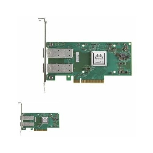 Сетевая карта Mellanox ConnectX-5 EN network interface card, 10/25 Gbe dual-port, SFP28, PCIe3.0 x8, tall bracket, ROHS R6, 1 year .
