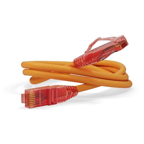 Патч-корд Hyperline PC-LPM-UTP-RJ45-RJ45-C5e-0.5M-LSZH, 0.5 м, 1 шт., оранжевый