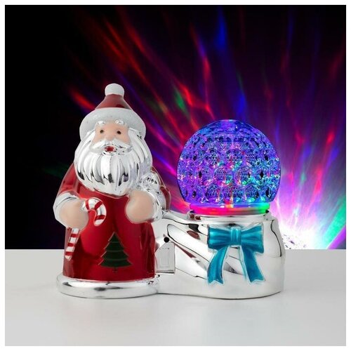 Световая фигура "Дед Мороз и шар", LED-3-220V