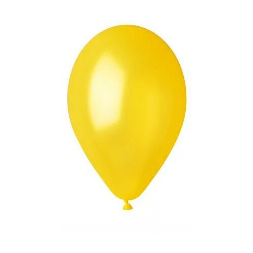 Воздушные шары 25 шт, 10"/25см Восход солнца (желтый)