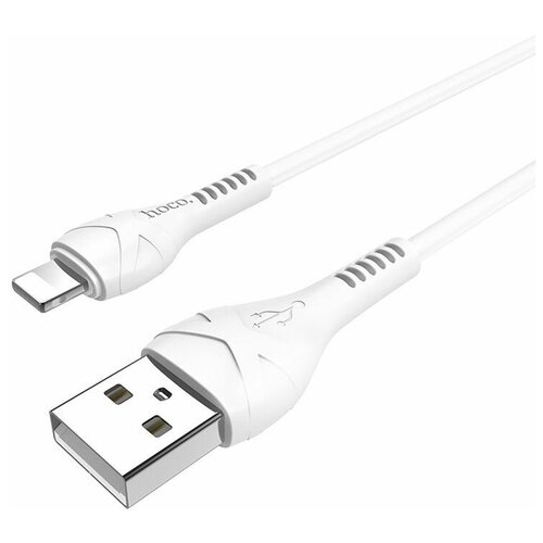 Кабель зарядки и синхронизации данных USB HOCO X37 Cool для Lightning, 2.4 A, длина 1.0 м, белый 6931474710499