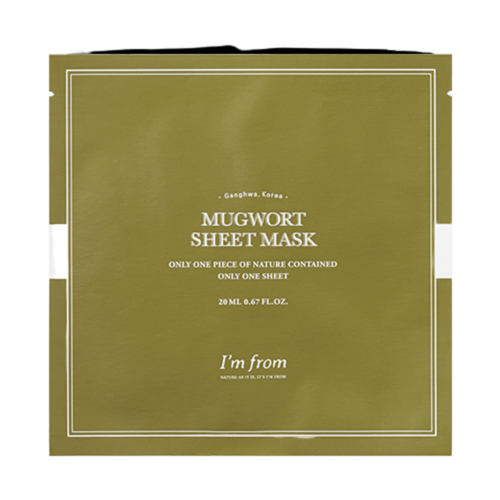I'm From Маска тканевая с полынью - Mugwort sheet mask, 23мл