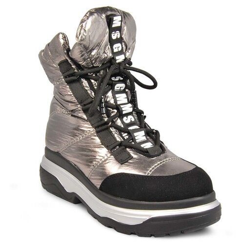 Ботинки  PM Shoes, размер 36, серебряный