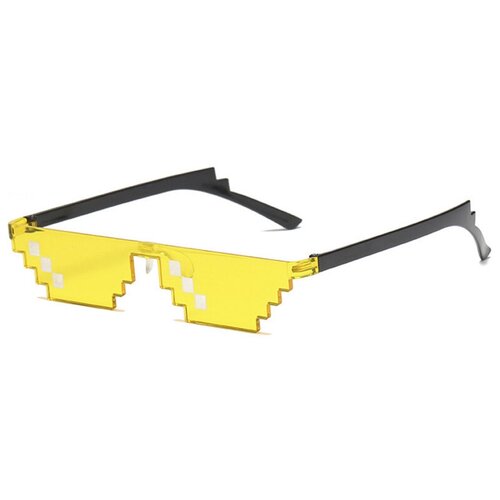 Солнцезащитные очки Pixel Crew, желтый, черный