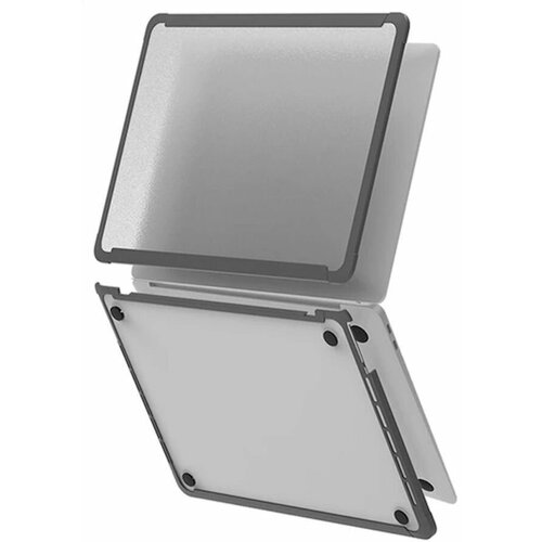 Чехол на макбук WiWU Haya Shield для MacBook Air 13.6 дюйма (2022), серый