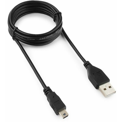 Набор из 3 штук Кабель USB 2.0 Гарнизон GCC-USB2-AM5P-1.8M, AM/miniBM 5P, 1,8 м