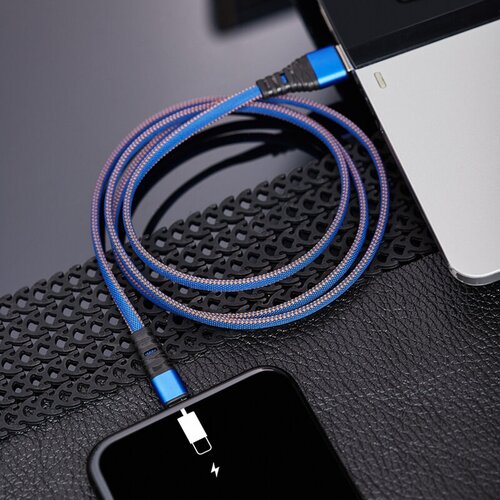 Плоский кабель REXANT USB - Lightning шнур для iPhone, 1 м