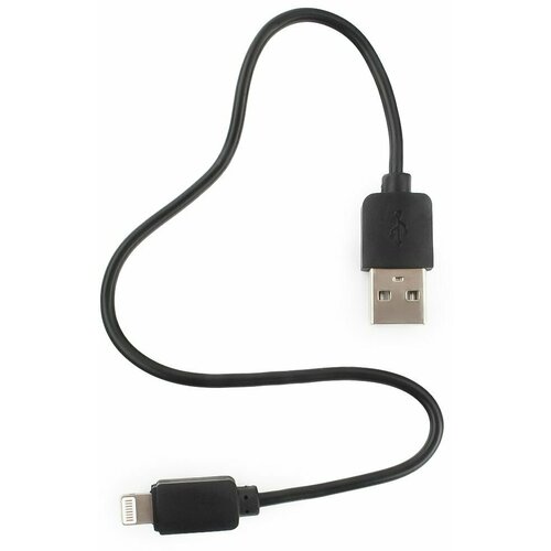 Набор из 3 штук Кабель USB Гарнизон GCC-USB2-AP2-0.3M AM/Lightning, для iPhone5/6/7/8/X, IPod, IPad, 0.3 м, черный