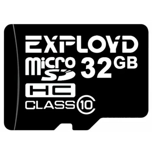 Карта памяти Exployd MicroSD, 32 Гб, SDHC, класс 10