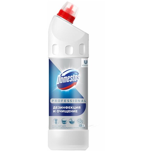 Чистящее средство 1 л DOMESTOS PROFESSIONAL универсальное дезинфицирующее, отбеливающий эффект