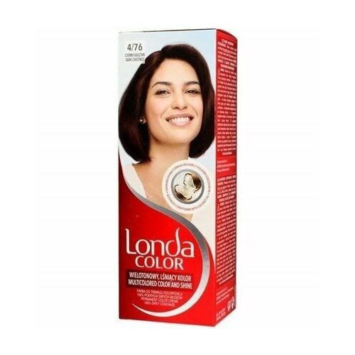 Londa color 4/76 темно-каштановый краска для волос 2штуки