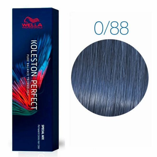 Wella Professionals Крем-краска для волос Koleston Perfect 0/88 Микстон синий интенсивный, 60 мл