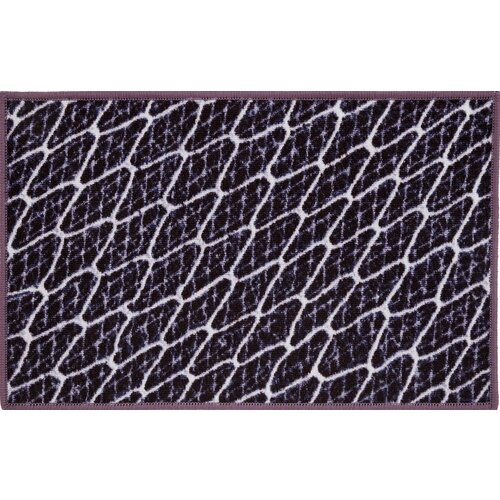 Коврик декоративный нейлон Кристалл 50x80 см цвет фиолетовый