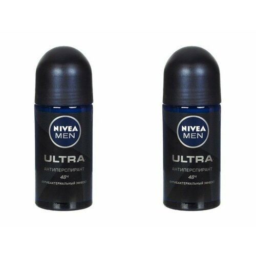 Nivea Men Дезодорант Антибактериальный мужской, ULTRA, 50мл, 2 шт