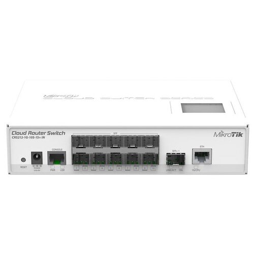 Коммутатор MikroTik Cloud Router Switch CRS212-1G-10S-1S+IN