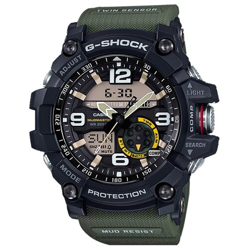 Наручные часы CASIO G-Shock GG-1000-1A3, хаки, черный